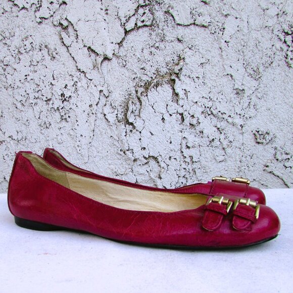 MICHAEL Michael Kors | Shoes | Michael Michael Kors Magenta Leather ...